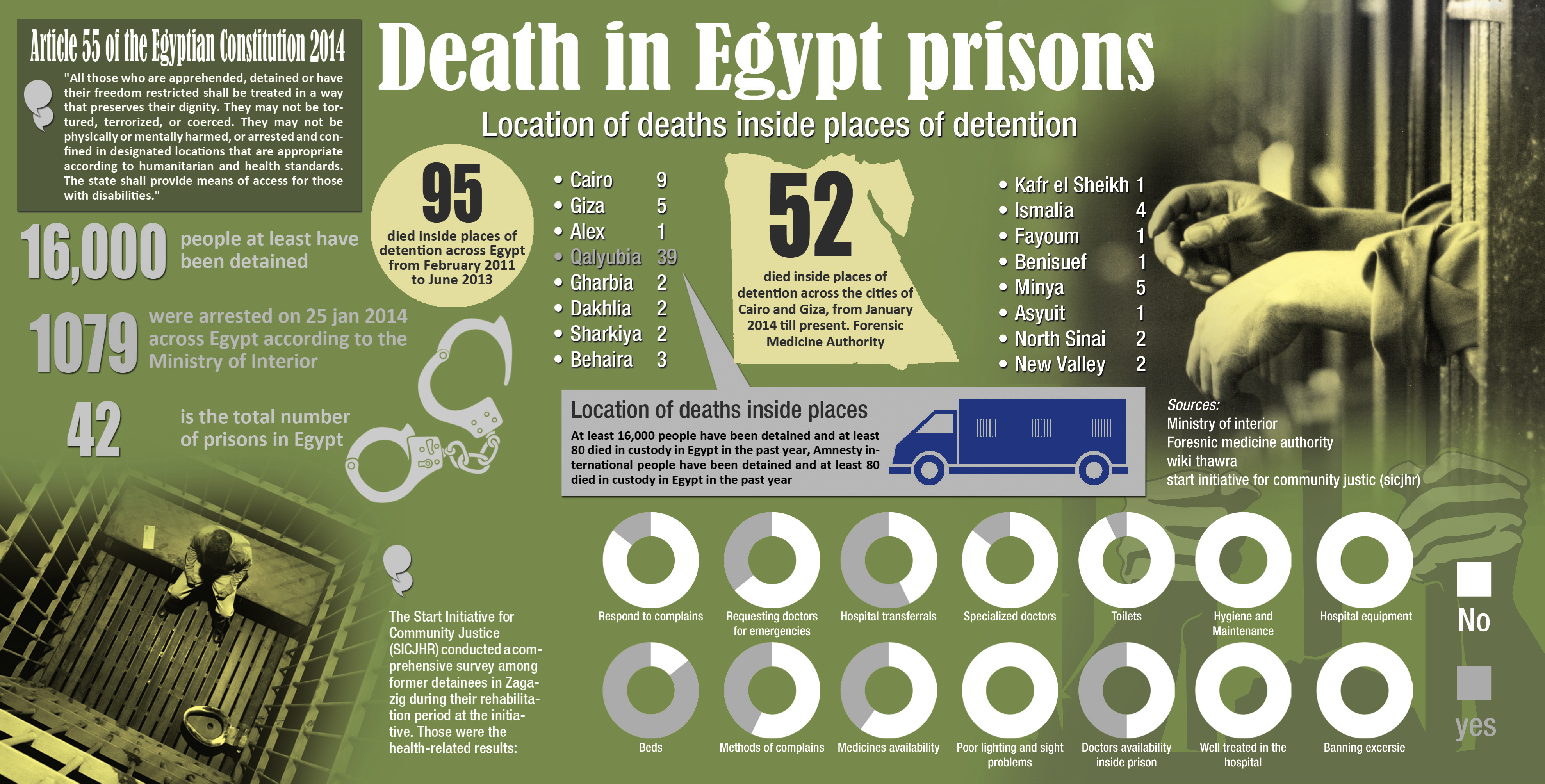 Info-graph: Death in Egypt’s prisons - Dailynewsegypt