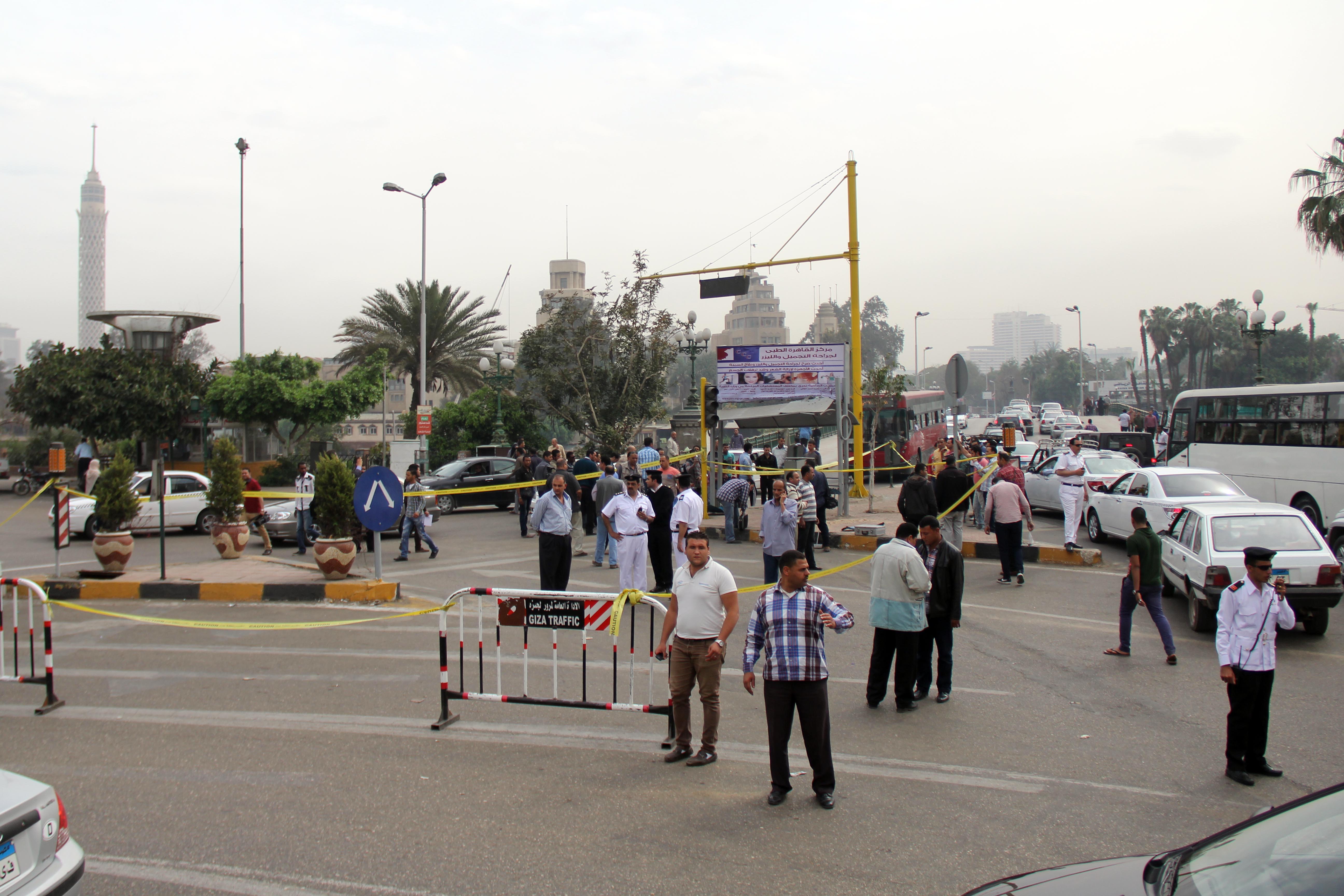 IED goes off across the street from Dokki Police Station - Dailynewsegypt
