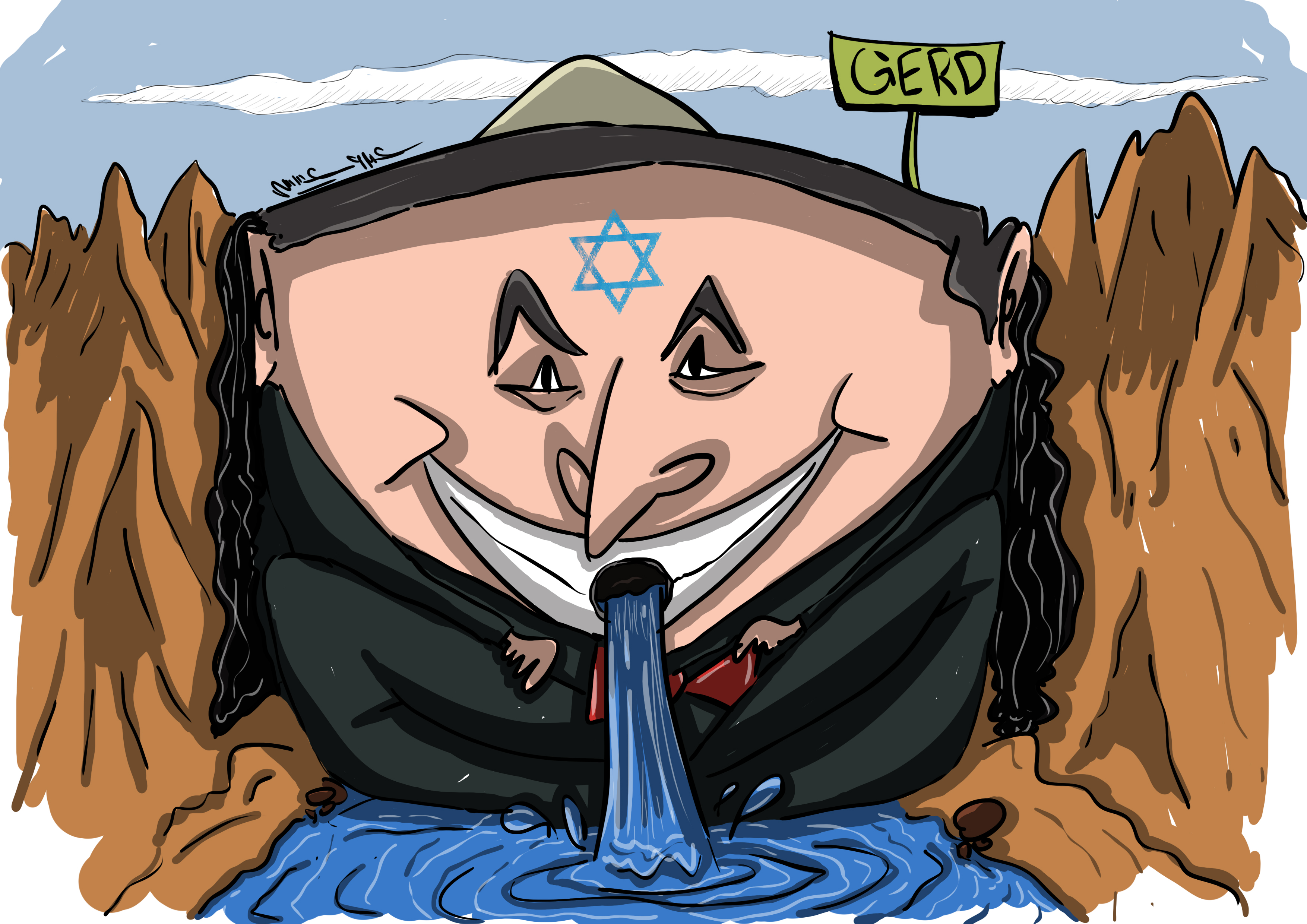 In Cartoon: The Israeli intervention in Africa - Dailynewsegypt