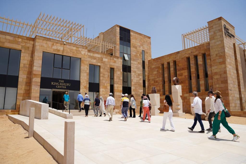 Orascom Pyramids Entertainment invites ambassadors to tour Giza Plateau ...