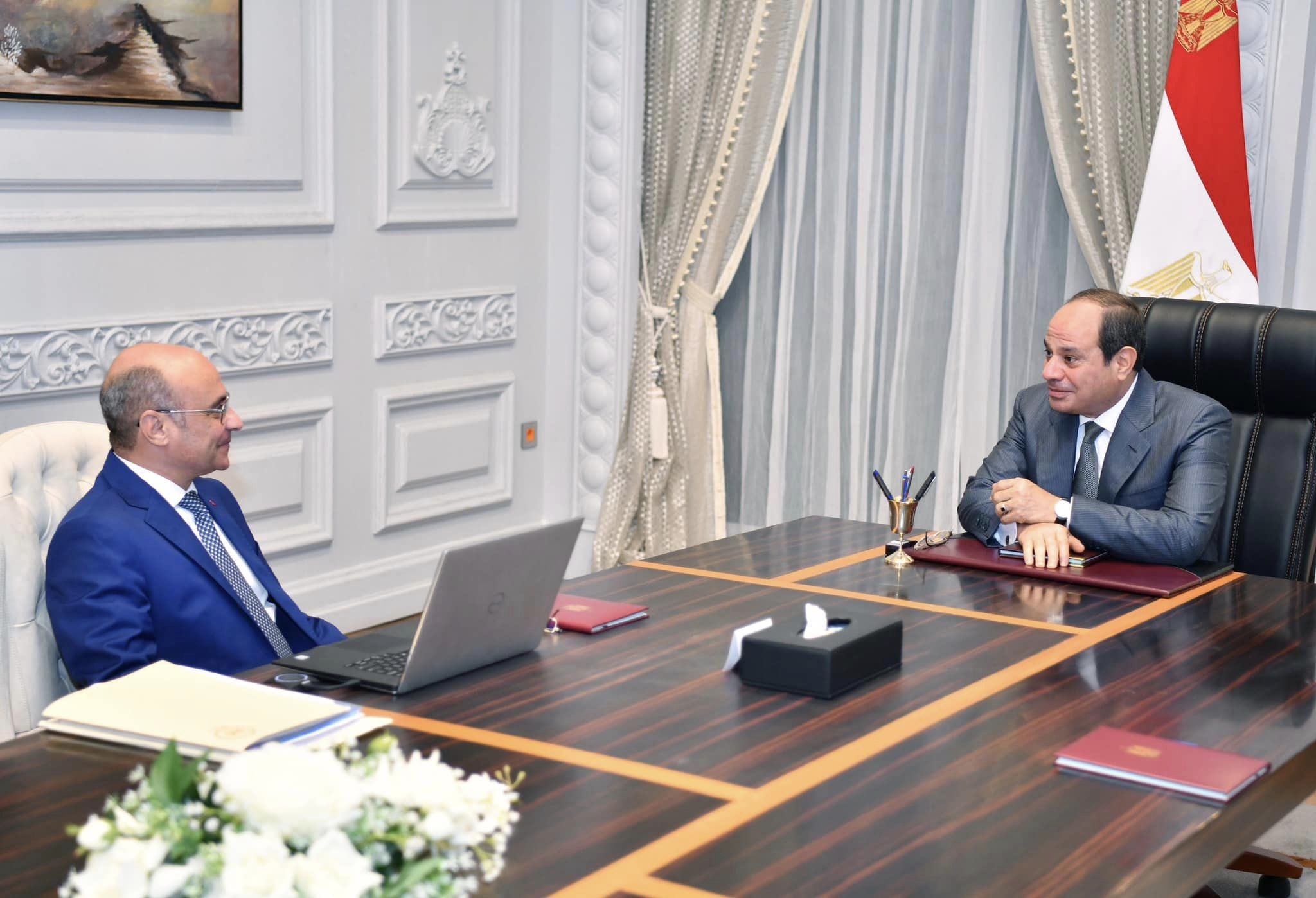 President Al-Sisi, Justice Minister discuss development of Egyptian ...