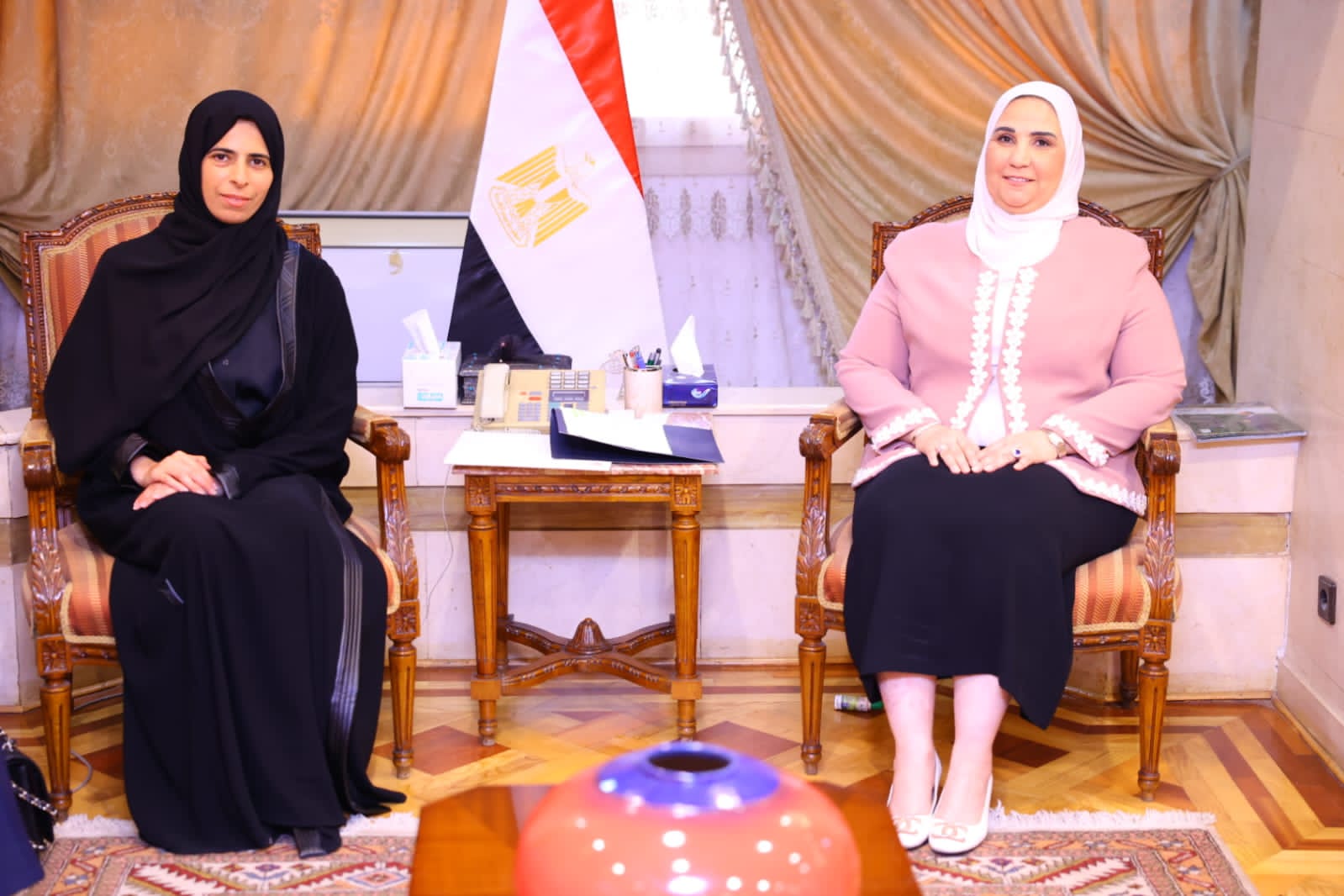 Egypt’s Social Solidarity Minister meets Qatari International ...