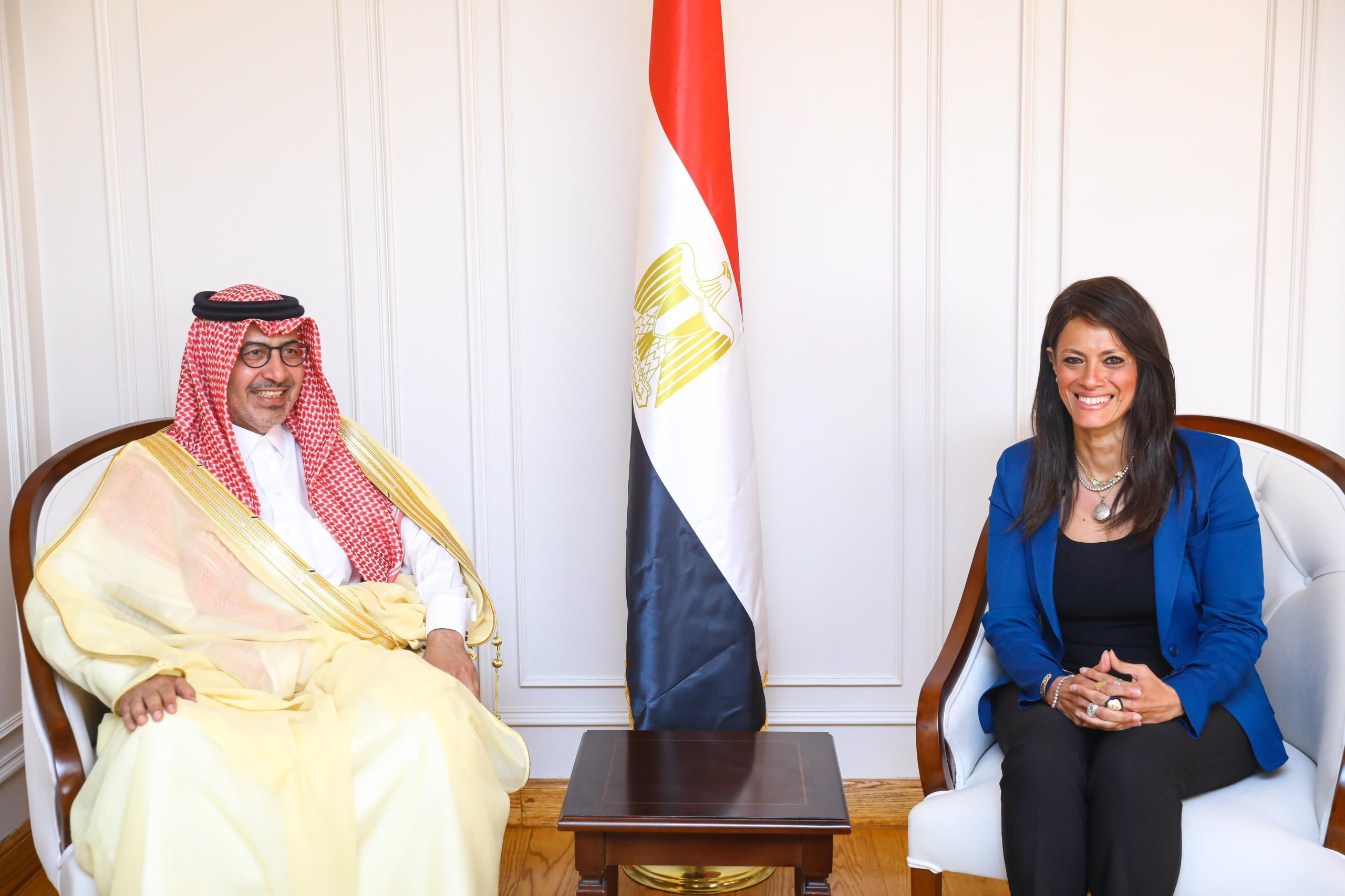 Egypt’s Al-Mashat meets with Saudi, UAE ambassadors - Dailynewsegypt