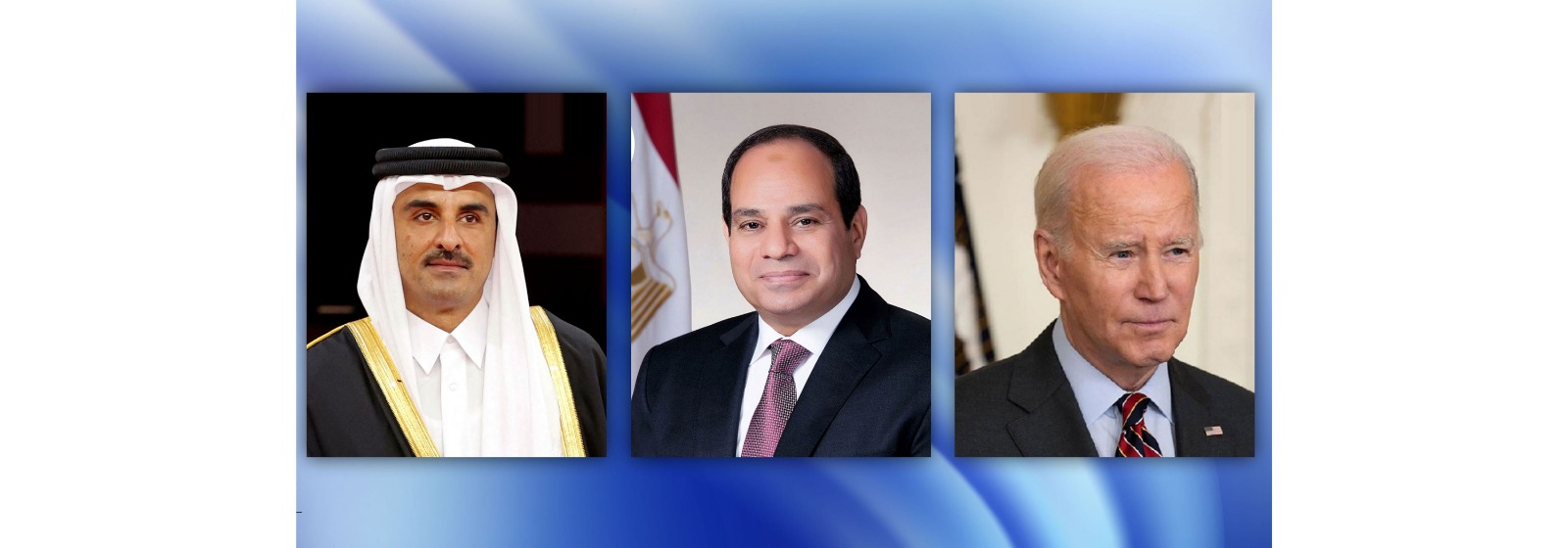 US, Egypt, Qatar Leaders Issue Joint Statement Demanding End to Gaza ...