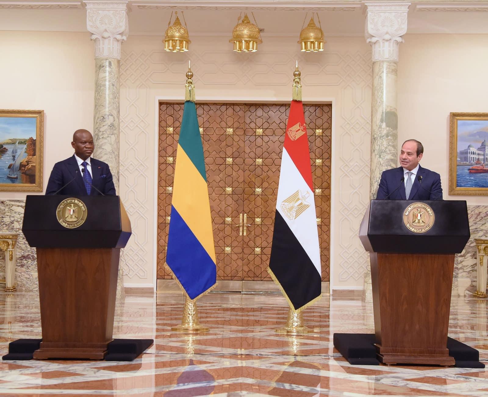 Egypt’s Al-Sisi, Gabon’s Nguema pledge closer cooperation on bilateral ...
