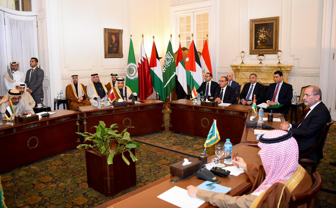 Egypt, Jordan, Qatar, Saudi Arabia, UAE reaffirm two-state solution ...