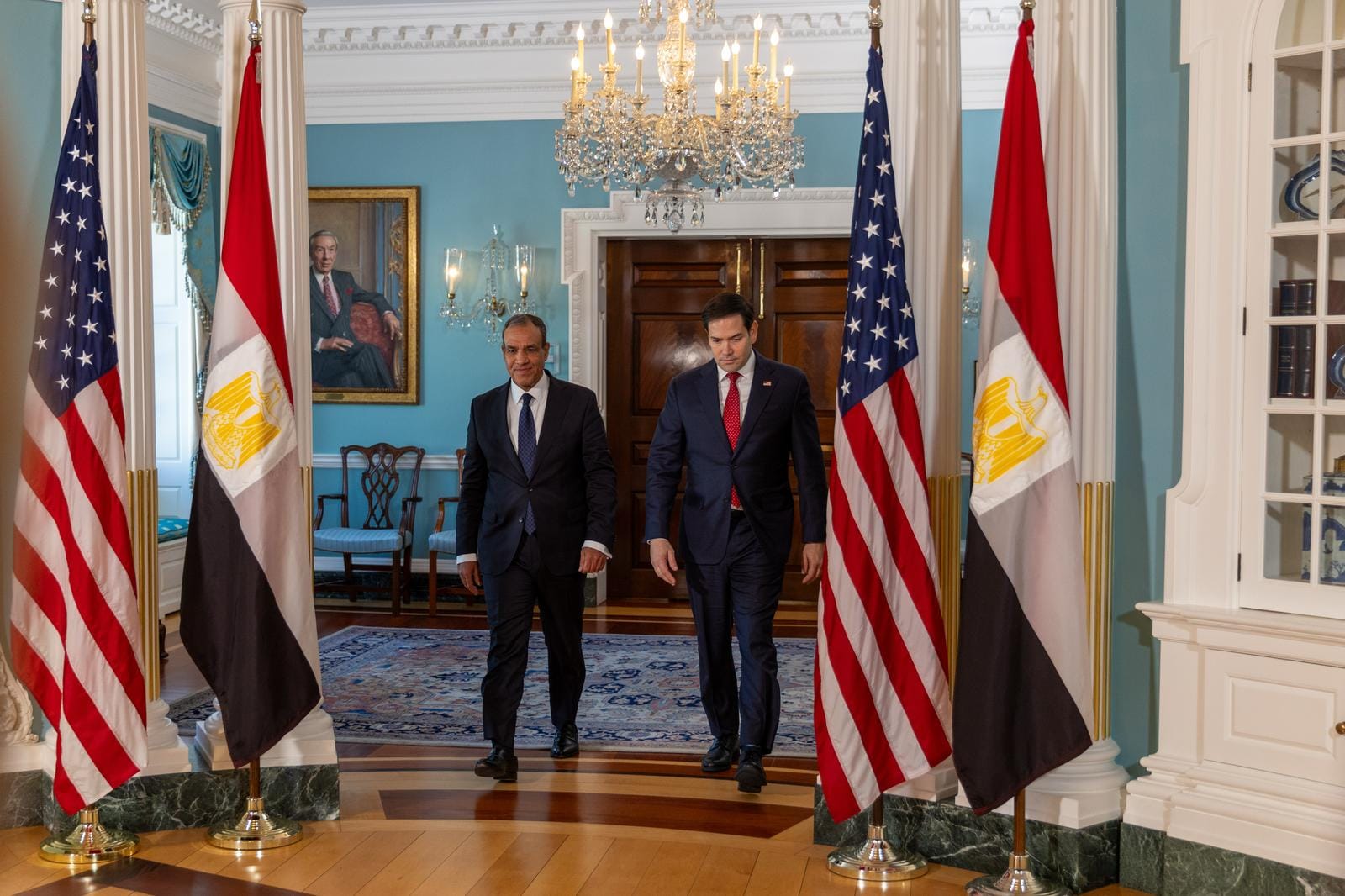 Egypt’s Abdelatty rejects displacement, calls for Palestinian State ...