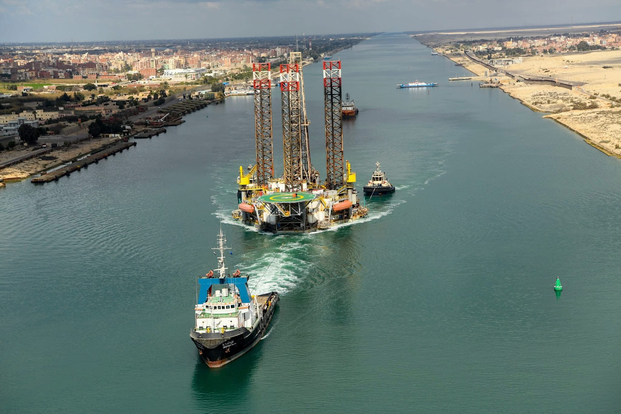 Suez Canal facilitates unconventional transit of ADMARINE260 Rig ...